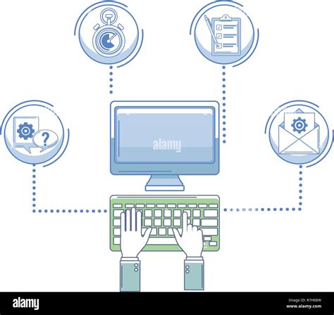 Computer Assistance Icon Stock Vector Image And Art Alamy