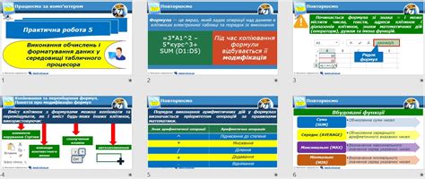 Урок 15 Практична робота № 5 «Виконання обчислень і форматування даних у середовищі табличного