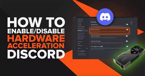 How To Enable And Disable Hardware Acceleration On Discord
