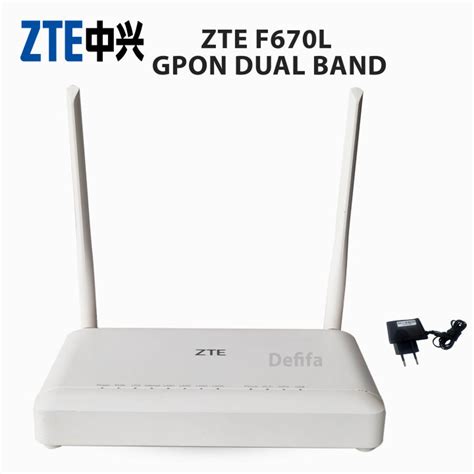 Modem Ftth Wireless Wifi Zte Zxhn F L Ftth Ont Dual Band Gigabit Gpon Lazada Indonesia