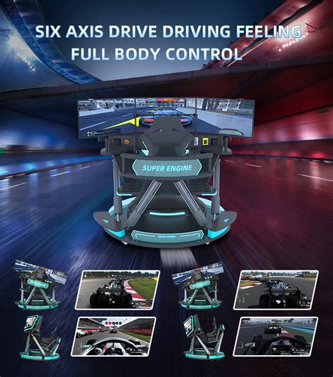 6 Dof Driving Simulator Virtual Reality Racing Seat Simulator 9d Vr