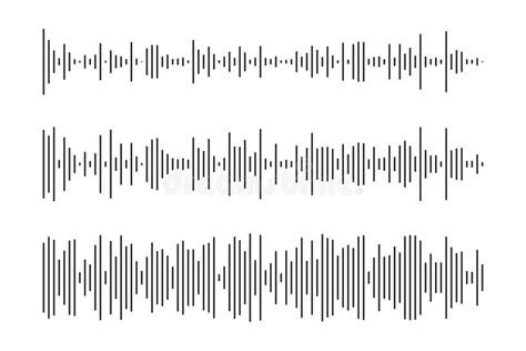 Voice Message Template Equalizer Symbols Audio Chat Speech Sound Wave