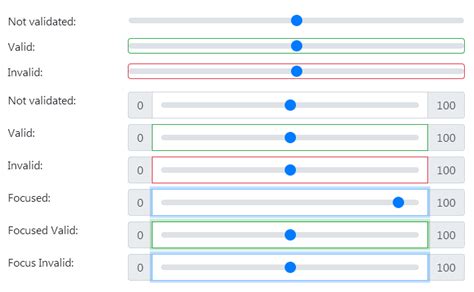 Feat Custom Range Add Support For Input Group And Validation