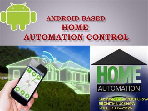 android based home automation control pptx