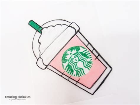 [슈링클스]스타벅스 프라푸치노 만들기 아메리카노 만들기 미니어쳐 신기한마술종이 슈링클스 네이버 블로그