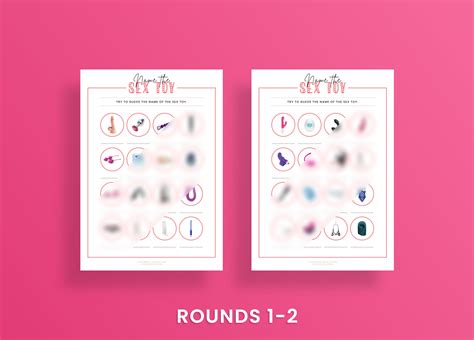 Name The Sex Toy Valentines Day Printable Game For Adults Girl