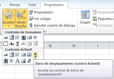 Barra De Desplazamiento En Excel Excel Total
