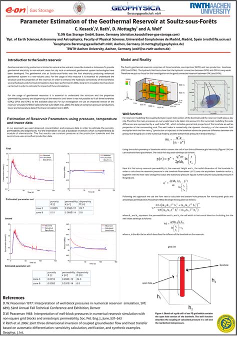 Pdf Parameter Estimation Of The Geothermal Reservoir At Soultz Sous Forêts