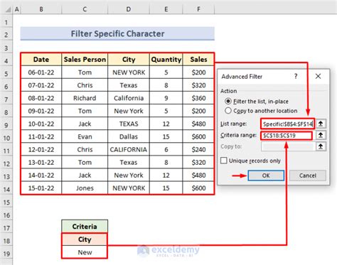 Advanced Filter With Criteria Range In Excel 18 Applications Exceldemy