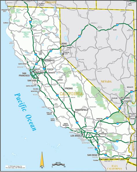 California Aaroads California Ca 088 Wb Woodfords 27 Map Of Highway