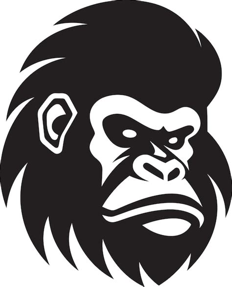 Premium Vector Wildlife In Pixels Gorilla Vector Artistry Unveiled
