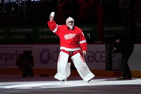 Red Wings Alex Lyon Confident He Can Grab Lions Share Of Starts
