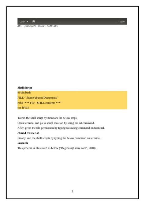 Linux File System Management With Scripts Desklib
