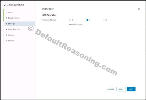 Vcf 30 Create Workload Domain Default Reasoning
