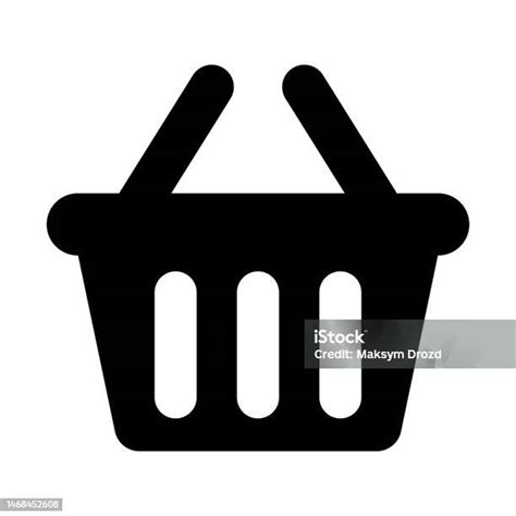 쇼핑 바구니 아이콘벡터 그림입니다 상점 카트 가방 온라인 구매 흰색 배경에 소매 벡터 일러스트레이션 디자인 가방에 대한 스톡 벡터 아트 및 기타 이미지 Istock