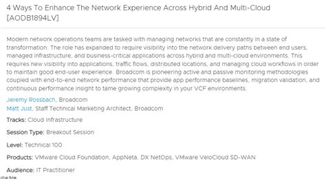 Exciting New Sessions At Vmware Explore 2024 Virtual Bytes