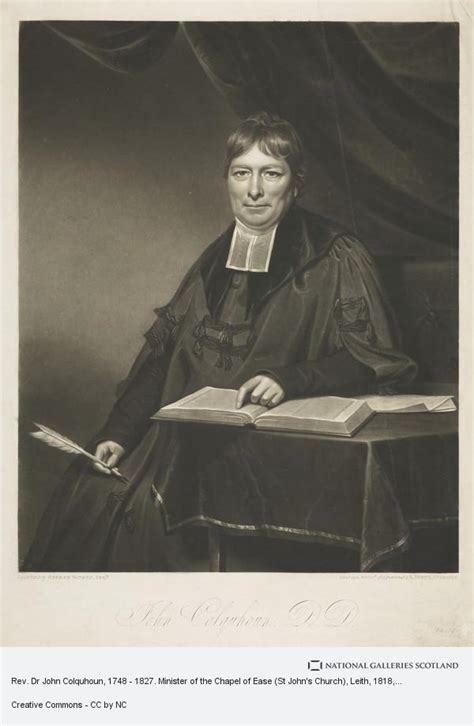 Rev Dr John Colquhoun 1748 1827 Minister Of The Chapel Of Ease St