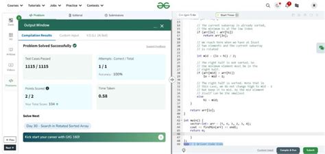 Raj Pawar On Linkedin Geeksforgeeks Dsachallenge Codingjourney Problemsolving
