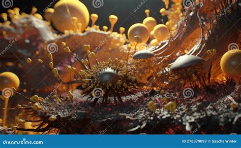 Synaptic Fusion Exploring The Ai Nanotech Convergence Stock Illustration Illustration Of