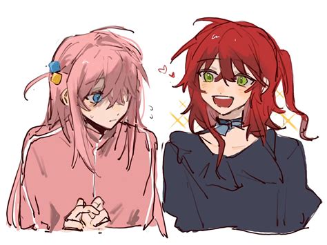 Gotoh Hitori And Kita Ikuyo Bocchi The Rock Drawn By Lingyi Danbooru