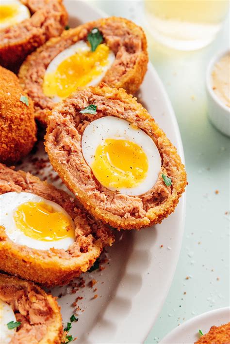 Vegetarian Scotch Eggs Mushroom