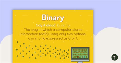 Binary Poster Teach Starter