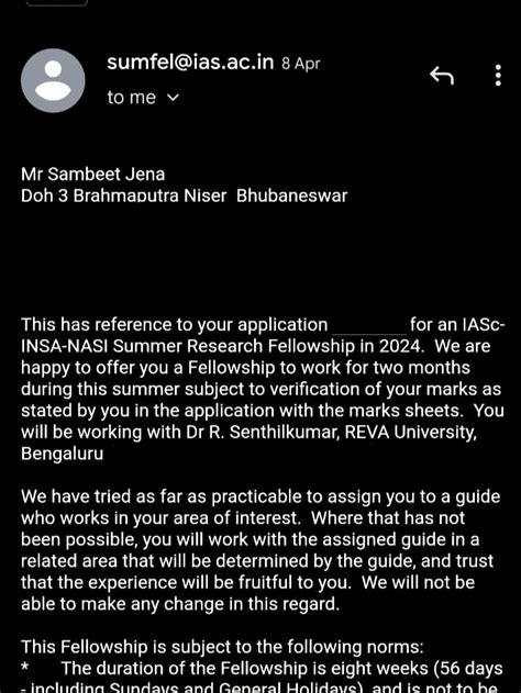 Sambeet Jena On Linkedin Thrilled To Share That I Have Been Selected