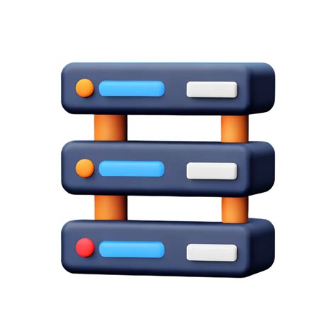 Server 3d Rendering Icon Illustration 28587299 Png