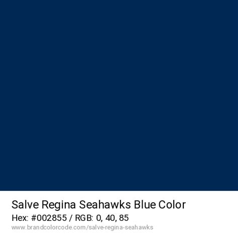 Salve Regina Seahawks Brand Color Codes