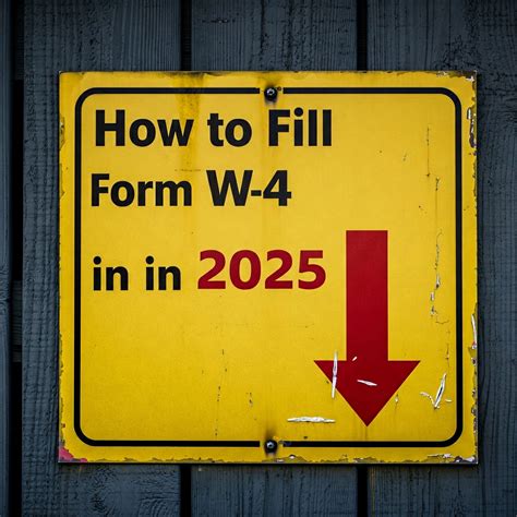 W 4 Form Ultimate Guide To Mastering Tax Withholding In 2025