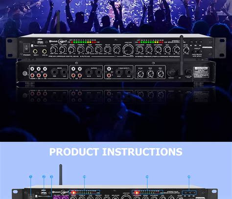 Effects Processor Fbx Bluetooth Dsp Reverber Effect Audio Interface