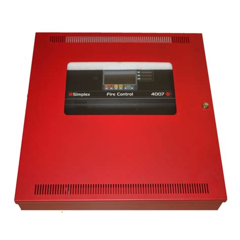 Simplex 4007es Operators Manual Pdf Download Manualslib