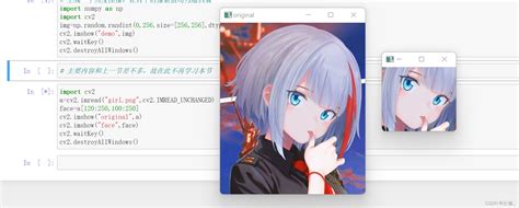 Opencvpython学习记录3：使用numpyarray 访问像素roi（内附代码）使用numpy对图像的像素进行操作 查看图像