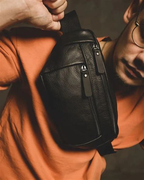 Чоловіча сумка бананка Мужская бананка Кожа 790 грн Сумки через плечо Николаев на Olx