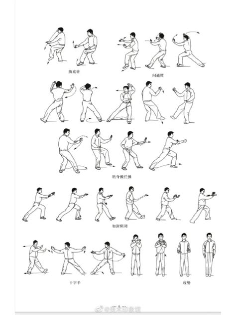 二十四式太极拳动作图解