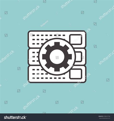 Automation Technology Process Vector Line Icons Stock Vector Royalty Free 788547796 Shutterstock