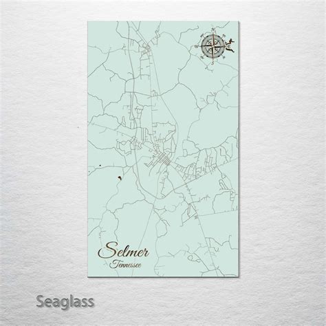 Selmer Tennessee Street Map