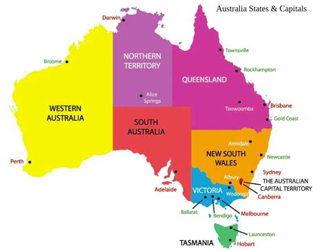Provinces Of Australia States And Territories In Australia Nrcbf
