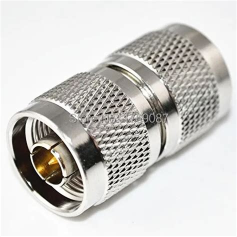 2pcs N Male Plug To N Male Plug Straight Rf Coaxial Connector Adapter