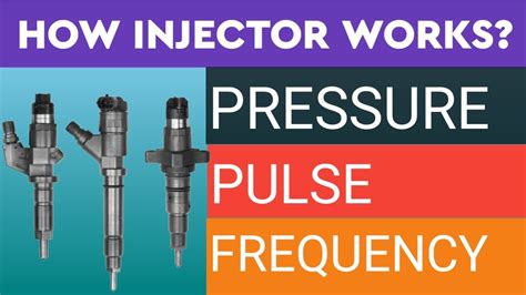 How Injector Works Different Parameters Of Injectors Youtube