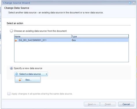 Errors After Promoting Bi4 Reports With Bex Query Data