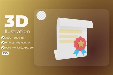 Premium Psd 3d Illustration Object Icon Rewards Be Used For Web App Info Graphic Etc