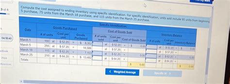 Solved Compute The Cost Assigned To Ending Inventory Using Chegg