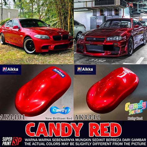 Candy Red Aikka Ak4405 Ak4442 Candy Series Merah Candy Brilliant