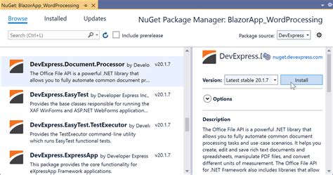 Word Processing How To Generate And Send Business Letters Within Your Blazor Server Apps