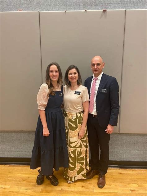 Hermana Ada Maria Daugs Departing Picture With President And Sister Schmeil