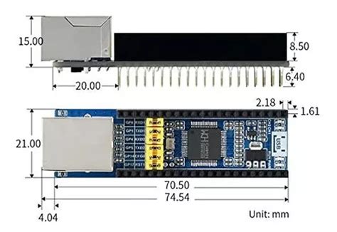 convertidor ethernet uart para raspberry pi pico 2 canal en venta en