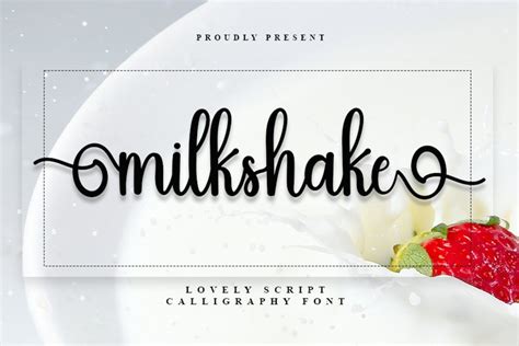 Milkshake New Script Calligraphy Font
