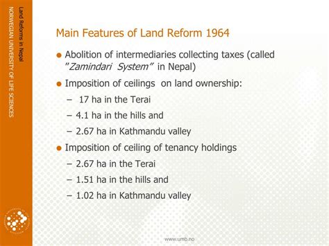 Ppt Land Reforms In Nepal Powerpoint Presentation Free Download Id