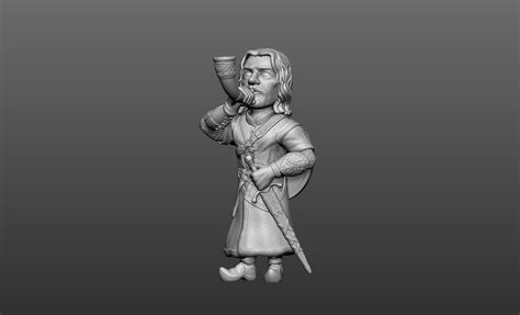 Boromir From Lord Of The Rings Cartoon Figure 3d Model 3d Printable